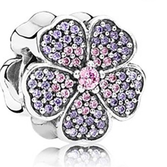 Pandora | Jewelry | Pandora Sterling Silver Sparklingprimrose Bead W ...